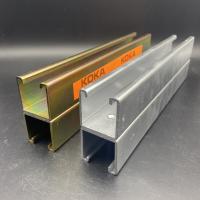China Manufacturer Heavy Load Zinc Plated Double Strut Channel for sale