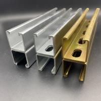 China Hot Dip Galvanized 41x41 41x21 Slotted Double Unistrut Channel for Construction for sale