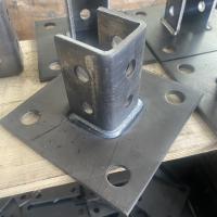 China High Quality Slotted Electrical Galvanized Strut Channel Post Base for sale