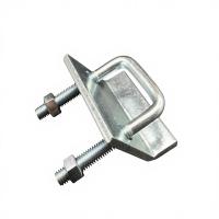 China Carbon Steel Square Plate Strut U Bolt Beam Clamps for sale