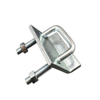 China Carbon Steel Square Plate Strut U Bolt Beam Clamps for sale