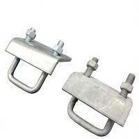 China Factory Electrical Galvanized Wide Throat U Blot Beam Clamps for sale