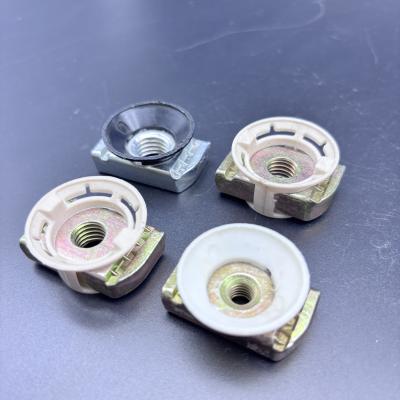China Metal Steel Channel Spring Nut With Plastic Wing for sale