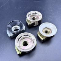 China Gold Galvanized Steel Unistrut Cone Spring Nut for sale