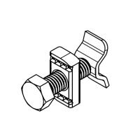China Unistrut Channel Fittings Metal Steel Seismic Hinge Rod Stiffener for sale