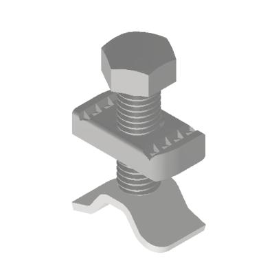 China Carbon Steel M6 M8 Seismic Hinge Rod Stiffener for Strut Channel Nut for sale