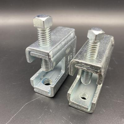 China Zinc Plated Cast Malleable Iron C Clamp M12 Steel Conduit Beam Clamp for sale