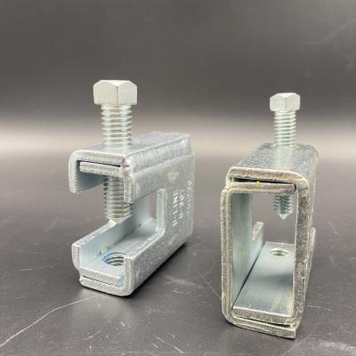 China Heavy Duty Unistrut Beam Clamps Cast Iron Channel Beam Clamp for sale