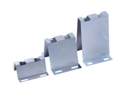 China Customized Electrical Zinc Unde Floor Stand Wire Basket Tray Support Brackets for sale