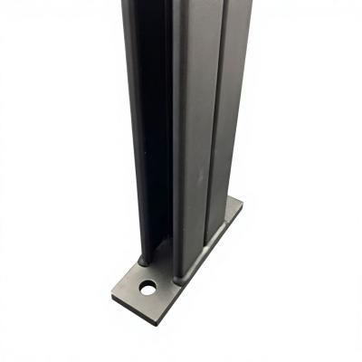 China Hot Sale Metal Steel Black Welding Double Strut Arm Brackets for sale