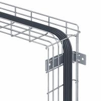 China AI Center 300mm 500mm 700mm Electrical Zinc Wire Mesh Cable Tray for sale