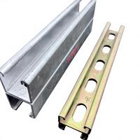 China Gold Zinc Plated Double Strut Channel for AI Center for sale