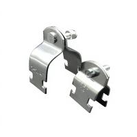 China Zinc Plated 3/4'' 1/2'' Carbon Steel Strut Pipe Clamps for Mounting Pipes for sale