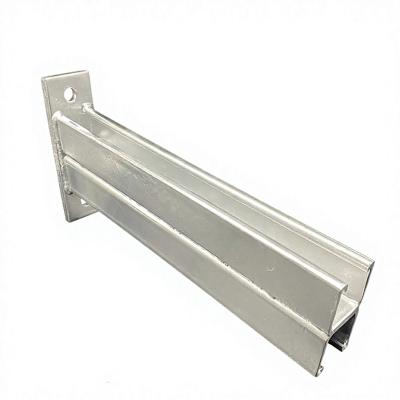 China Hot Selling Unistrut Cantilever Arm Double Strut Heavy Load Support Carbon Steel Stainless Steel Custom Length for sale
