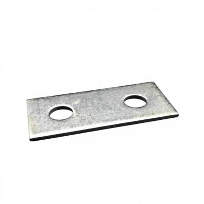 China Zinc Plated Angle Flat Plate Strut Fitting Bracket 5-10mm Thickness Strut Channel Fitting for Structural Support for sale