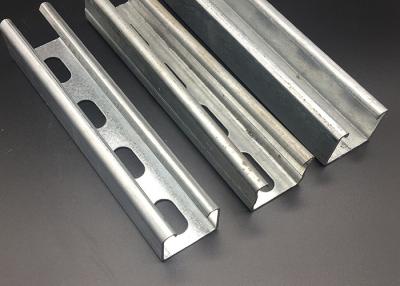 China 41x41 Metal Strut C Channel 6M Slotted Gi Hot Dip Galvanized for sale