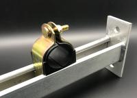 China OEM TPE Strut Cushion Clamps 3/8''Inch Unistrut Channel Clamp Gold Zinc for sale