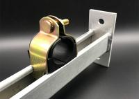 China Gold Electro Strut Cushion Clamps Ss304 Unistrut Pipe Clamp Galvanized for sale