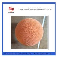 China Soft Medium Hard Concrete Pump Cleaning Ball Rubber Sponge Ball for sale