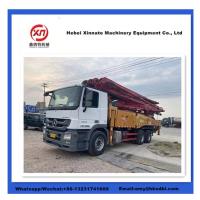 China DN125 Used Concrete Pump Truck Secondhand Putzmeister Mobile Concrete Pump for sale