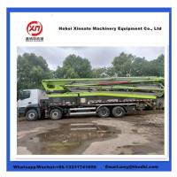China DN125 Used Concrete Pump Truck Secondhand Putzmeister Mobile Concrete Pump for sale