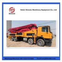 China DN125 Used Concrete Pump Truck Secondhand Putzmeister Mobile Concrete Pump for sale