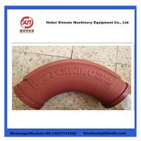 China Schwing 90 Degree Concrete Pump Elbow Putzmeister Twin Wall Elbow 10010479 for sale