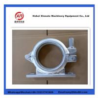 China DN125 Putzmeister Concrete Pump Clamp Coupling Bolt Coupling With Base for sale