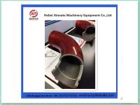 China Double Wall Concrete Elbow Casting Steel ST52 DN125 for sale