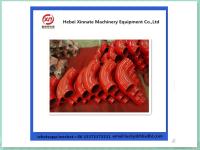 China Double Wall Concrete Elbow Casting Steel ST52 DN125 for sale