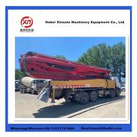 China Sany 56m Used Concrete Pump Truck Secondhand Concrete Mobile Pump for sale