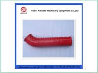 China 65Mn And Alloy Steel Concrete Pump Elbow With Straight Pipe for sale