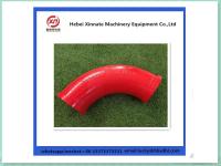China R275x90D Cast Concrete Pump Elbow Single Wall Twin Wall 20# Concrete Pump Pipe Bend for sale