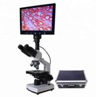 China LCD Microscopy Biology Discussion WF10X 400X Bright Field Microscope Biology Discussion for sale
