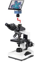 China Trinocular Professional Lab Biological Microscope 40-1000X With Sony 6.3M Camera for sale