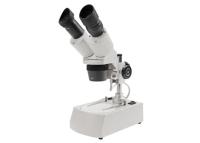 China 20X 40X Binocular Stereo Microscope Halogen Lamp Upper Lower Light 20mm for sale