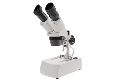 China 20X 40X Binocular Stereo Microscope Halogen Lamp Upper Lower Light 20mm for sale