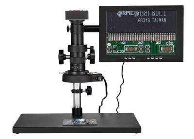China Industry 16MP HDMI PCB Optical Video Digital Microscope 10 Inch LCD Screen 12.6X-81X for sale