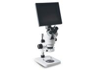 China 7X-45X Zoom Binocular Stereo Microscope 8 Inch Display LED Light for Cellphone Repair for sale
