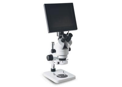 China 7X-45X Zoom Binocular Stereo Microscope 8 Inch Display LED Light for Cellphone Repair for sale