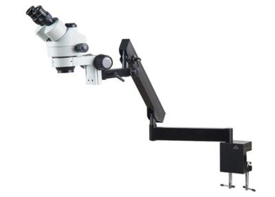 China Toolmarke Trinocular Stereo Zoom Microscope 7X-45X Magnification 100mm Working Distance for sale