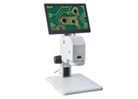 China 12X-77X Monocular Digital Stereo Microscope Camera 11.6 Inch LCD HDMI USB for sale