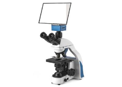 China Trinocular Biological Microscope 40X 1000X Infinity Optical System LCD Digital for sale