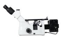 China Trinocular Polarizing Metallurgical Microscope 5X-100X Infinity Optical System 12V50W for sale