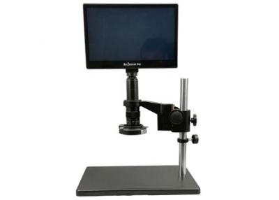China 8 Inch LCD Digital Microscope 14-150X Zoom LED Ring Light for PCB Metal Hardware Repair for sale