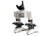 China White Forensic Comparison Microscope 40X 100X Magnification Trinocular for sale
