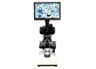 China 8 Inch LCD Screen Binocular Biological Microscope 40X 100X LED 3W for sale