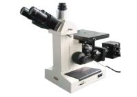 China Trinocular Inverted Metallurgical Microscope 100X-1000X Infinity System 6V 30W for sale