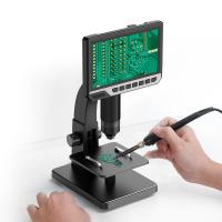 China 7 Inch IPS Screen Digital Microscope 2000X 12MP LCD Display for Industrial Inspection for sale