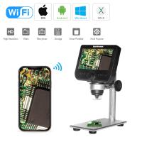 China Sucker Bracket 1080P 1000X Handheld Portable Wifi Digital Microscope For Ipad IPhone Android Computer for sale
